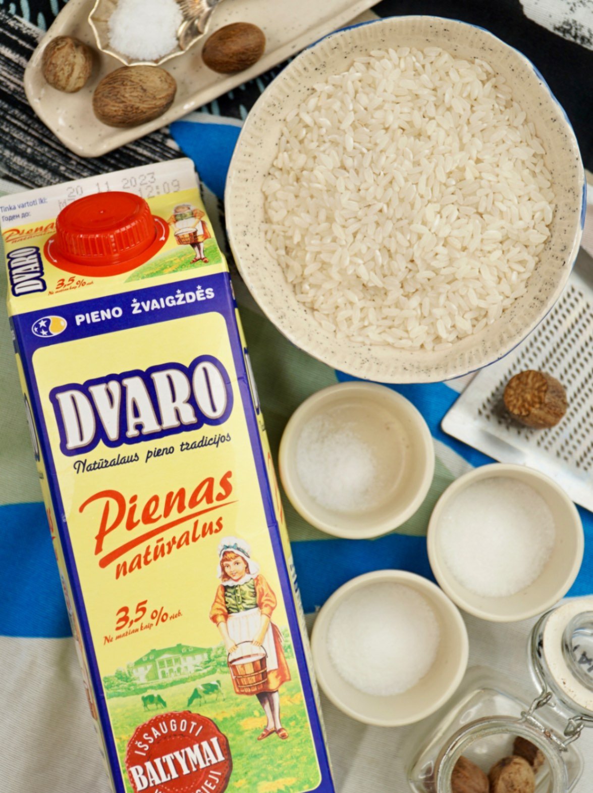 PIENIŠKAS RYŽIŲ PUDINGAS